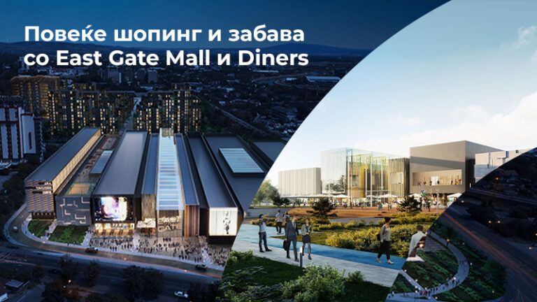 Повеќе шопинг и забава со East Gate Mall и Diners - Diners Club Macedonia